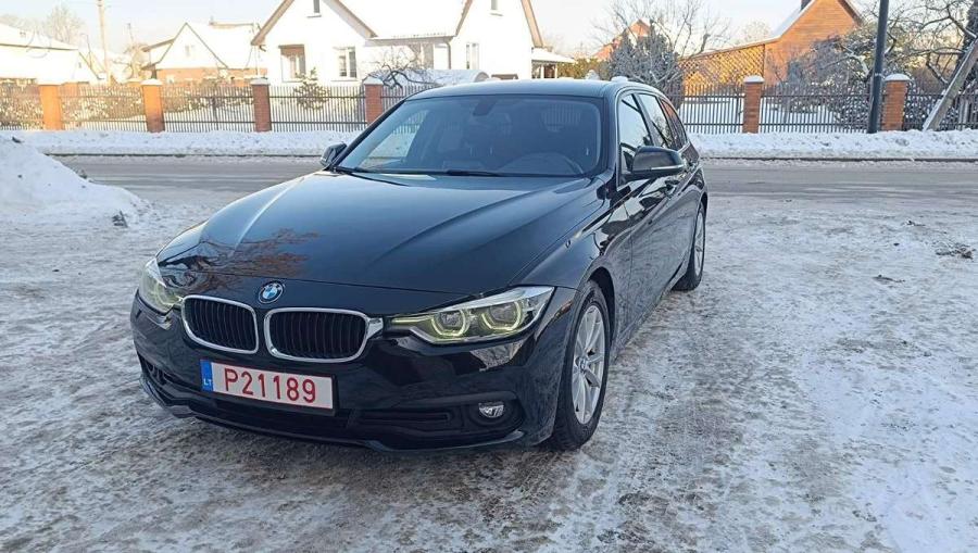 Black BMW 320 2015 in Alytus, with an engine capacity of 2.00 L and mileage of 328 thousand km for 7650 €, photo 2 on AUTOMOTO.COM.LV