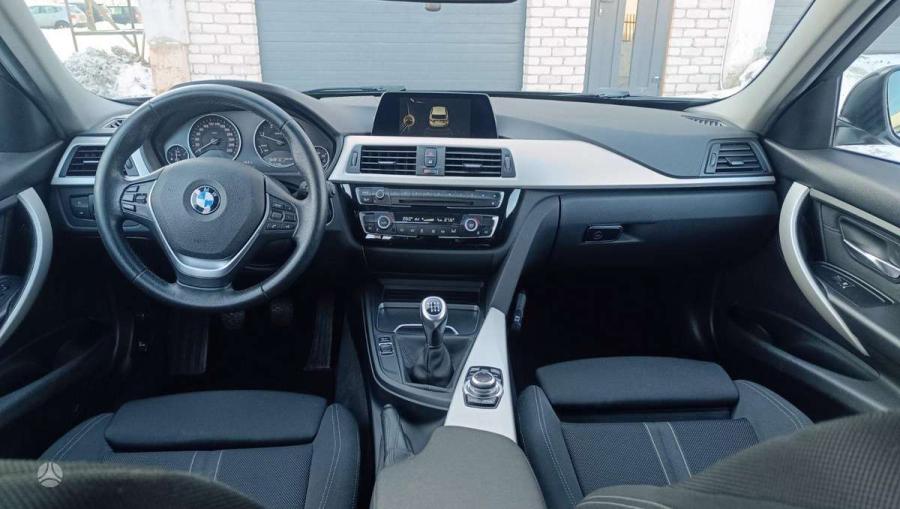 Black BMW 320 2015 in Alytus, with an engine capacity of 2.00 L and mileage of 328 thousand km for 7650 €, photo 10 on AUTOMOTO.COM.LV