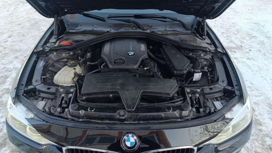 Black BMW 320 2015 in Alytus, with an engine capacity of 2.00 L and mileage of 328 thousand km for 7650 €, photo 13 on AUTOMOTO.COM.LV