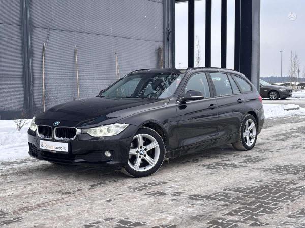 Black BMW 320 2015 in Vilnius, with an engine capacity of 2.00 L and mileage of 335 thousand km for 8400 €, photo 1 on AUTOMOTO.COM.LV