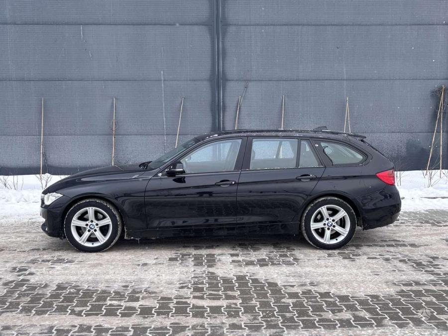 Black BMW 320 2015 in Vilnius, with an engine capacity of 2.00 L and mileage of 335 thousand km for 8400 €, photo 4 on AUTOMOTO.COM.LV