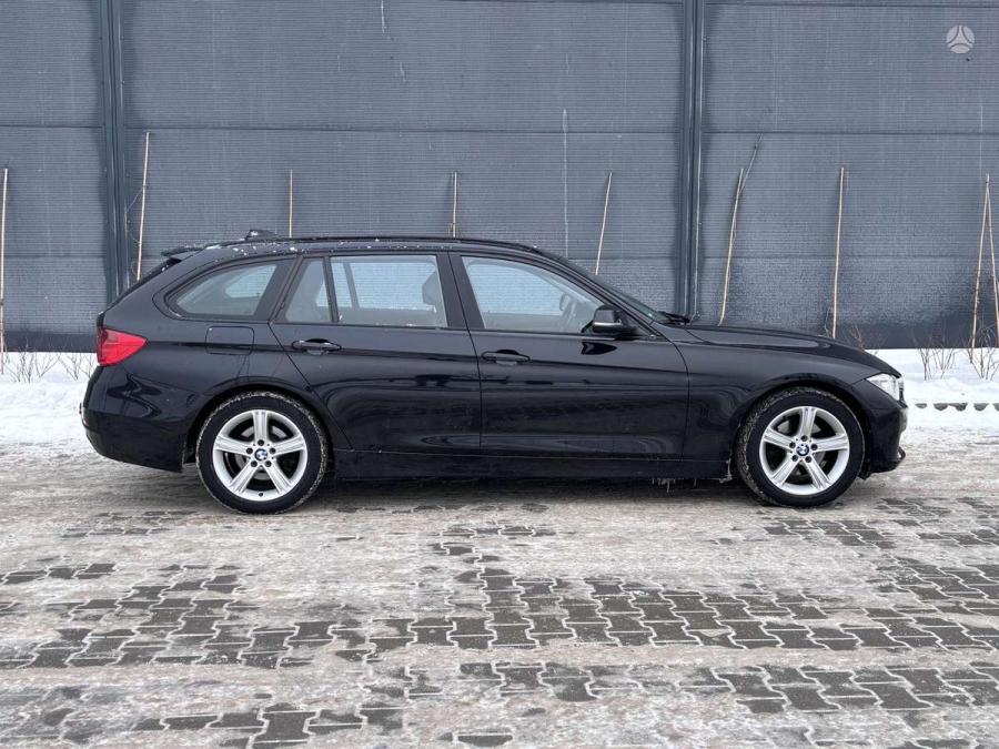 Black BMW 320 2015 in Vilnius, with an engine capacity of 2.00 L and mileage of 335 thousand km for 8400 €, photo 8 on AUTOMOTO.COM.LV