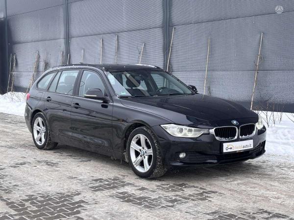 Black BMW 320 2015 in Vilnius, with an engine capacity of 2.00 L and mileage of 335 thousand km for 8400 €, photo 9 on AUTOMOTO.COM.LV
