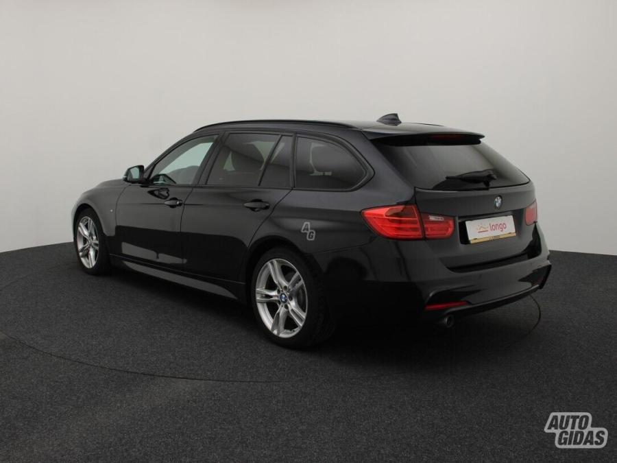 Black BMW 320 2015 in Vilnius, with an engine capacity of 2.00 L and mileage of 189 thousand km for 13399 €, photo 7 on AUTOMOTO.COM.LV