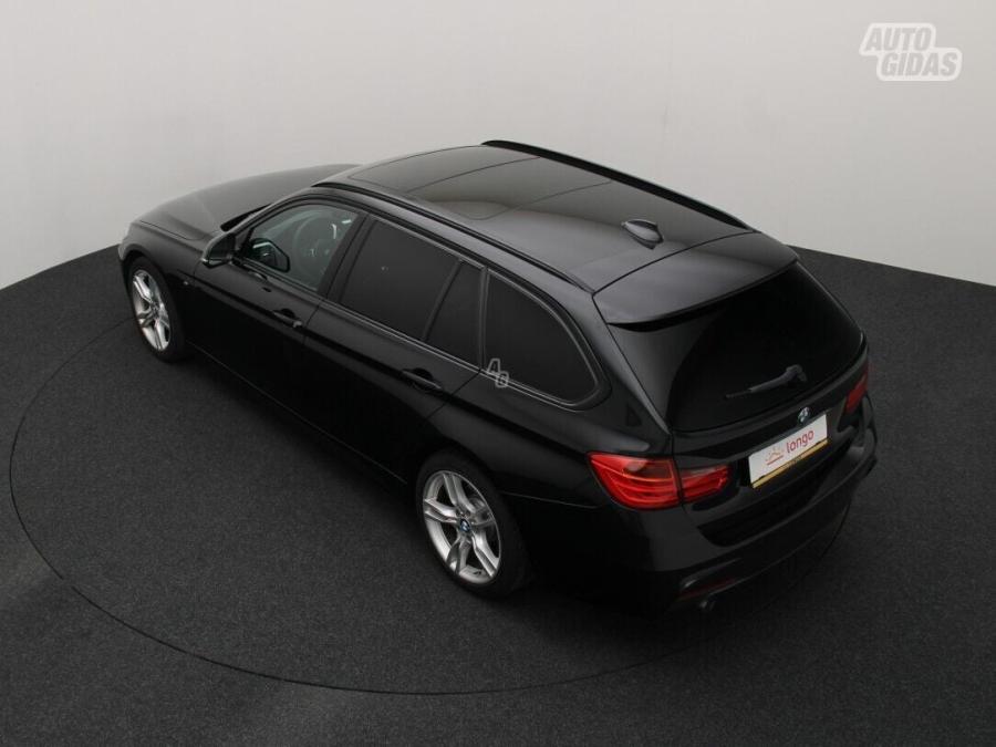 Black BMW 320 2015 in Vilnius, with an engine capacity of 2.00 L and mileage of 189 thousand km for 13399 €, photo 12 on AUTOMOTO.COM.LV