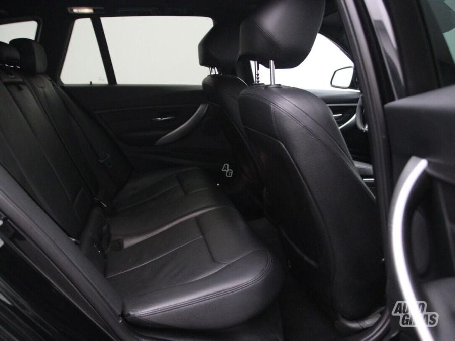 Black BMW 320 2015 in Vilnius, with an engine capacity of 2.00 L and mileage of 189 thousand km for 13399 €, photo 15 on AUTOMOTO.COM.LV