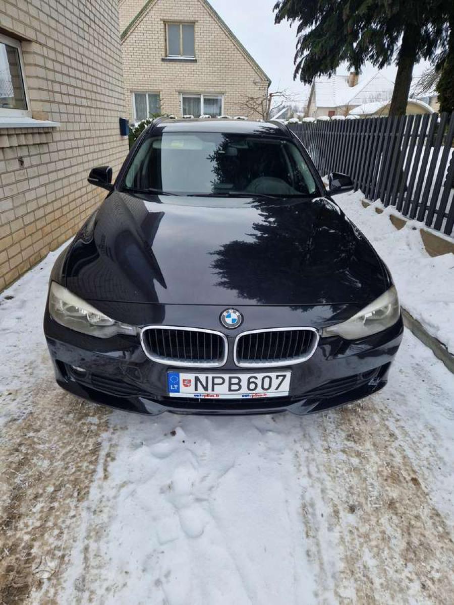 Black BMW 320 2015 in Kelme, with an engine capacity of 2.00 L and mileage of 296 thousand km for 5999 €, photo 2 on AUTOMOTO.COM.LV