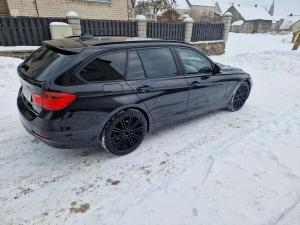 Black BMW 320 2015 in Kelme, with an engine capacity of 2.00 L and mileage of 296 thousand km for 5999 €, photo 7 on AUTOMOTO.COM.LV