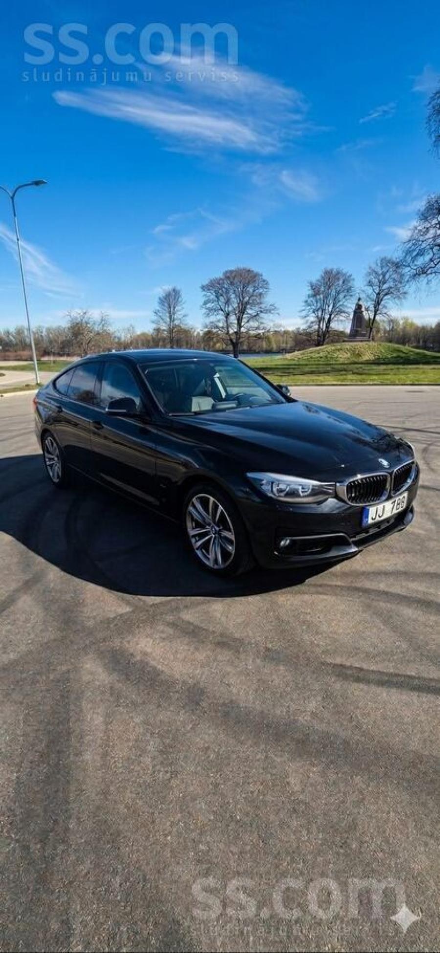 Black BMW 320 2015 in Riga, with an engine capacity of 2.00 L and mileage of 261 thousand km for 13500 €, photo 1 on AUTOMOTO.COM.LV