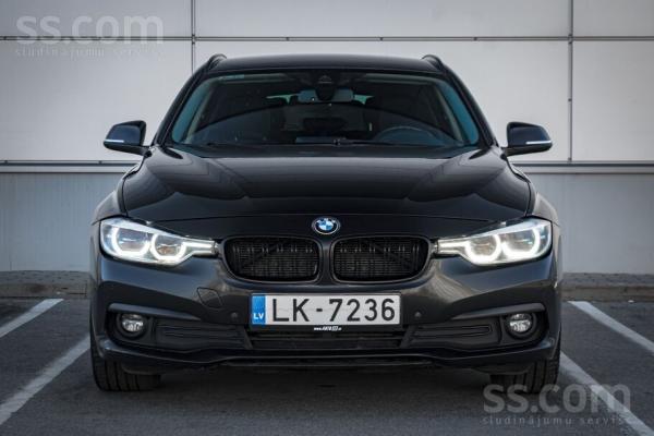 Black BMW 320 2015 in Riga, with an engine capacity of 2.00 L and mileage of 296 thousand km for 10990 €, photo 2 on AUTOMOTO.COM.LV
