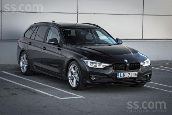 Black BMW 320 2015 in Riga, with an engine capacity of 2.00 L and mileage of 296 thousand km for 10990 €, photo 3 on AUTOMOTO.COM.LV