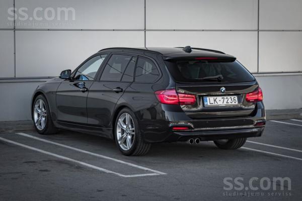 Black BMW 320 2015 in Riga, with an engine capacity of 2.00 L and mileage of 296 thousand km for 10990 €, photo 6 on AUTOMOTO.COM.LV