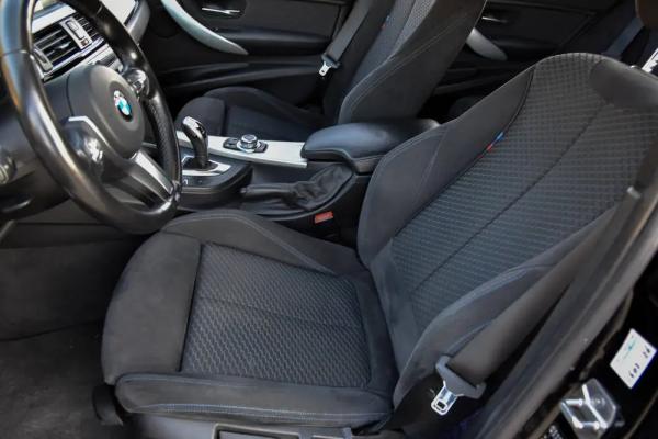Black BMW 320 2015 in Marupe, with an engine capacity of 2.00 L and mileage of 245 thousand km for 12450 €, photo 7 on AUTOMOTO.COM.LV