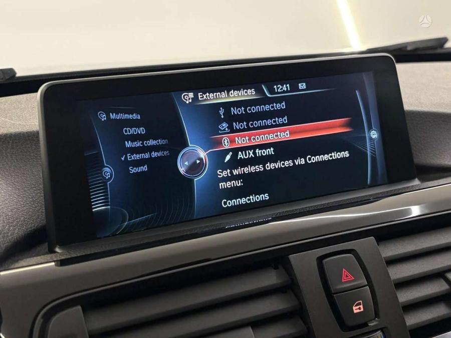 Black BMW 320 2015 in Marijampole, with an engine capacity of 2.00 L and mileage of 301 thousand km for 9650 €, photo 13 on AUTOMOTO.COM.LV
