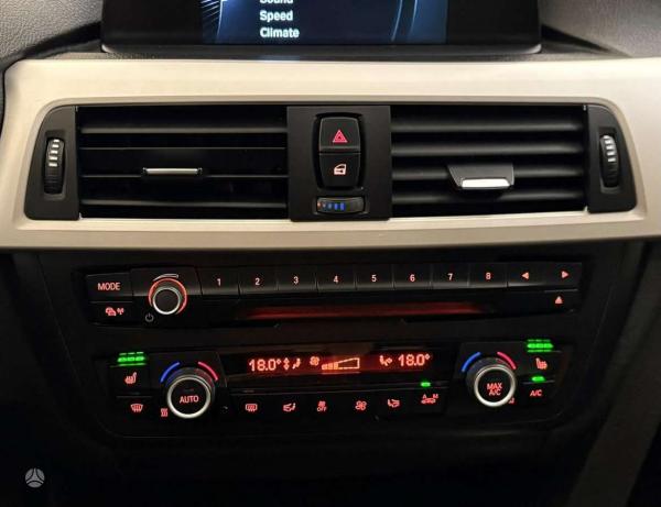 Black BMW 320 2015 in Marijampole, with an engine capacity of 2.00 L and mileage of 204 thousand km for 7999 €, photo 9 on AUTOMOTO.COM.LV