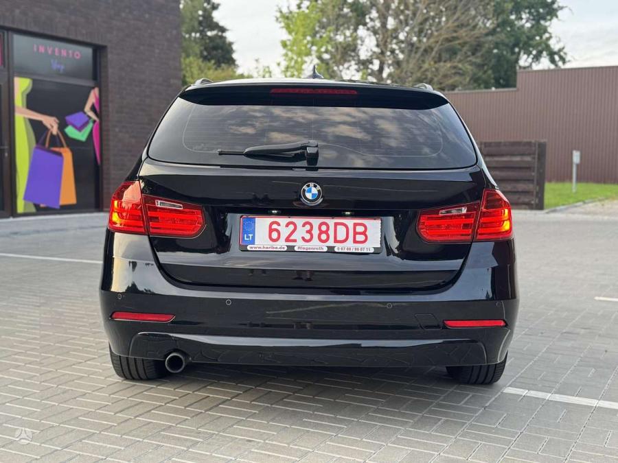 Black BMW 320 2015 in Kaisiadorys, with an engine capacity of 2.00 L and mileage of 290 thousand km for 8550 €, photo 7 on AUTOMOTO.COM.LV