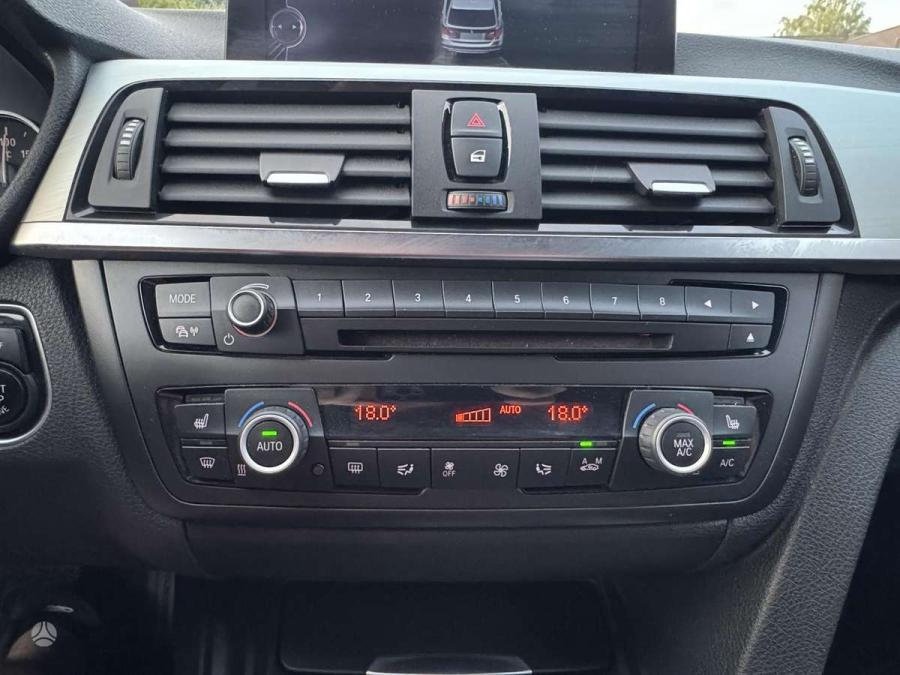 Black BMW 320 2015 in Kaisiadorys, with an engine capacity of 2.00 L and mileage of 290 thousand km for 8550 €, photo 20 on AUTOMOTO.COM.LV