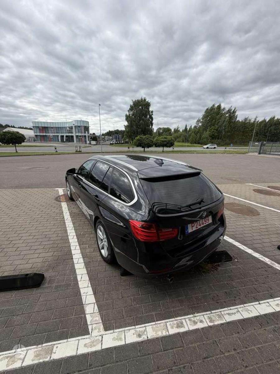 Black BMW 320 2015 in Panevezys, with an engine capacity of 2.00 L and mileage of 275 thousand km for 8300 €, photo 12 on AUTOMOTO.COM.LV