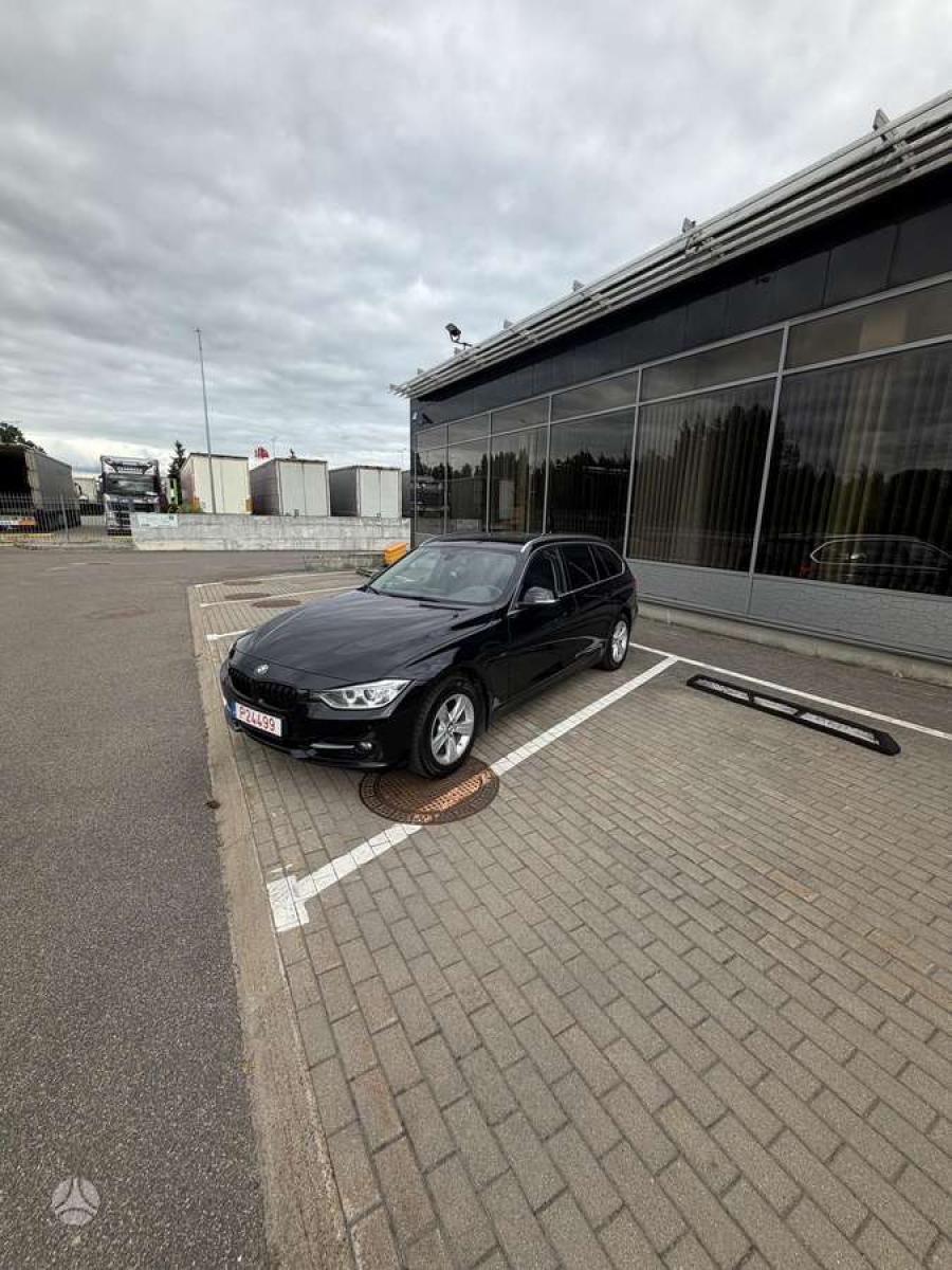 Black BMW 320 2015 in Panevezys, with an engine capacity of 2.00 L and mileage of 275 thousand km for 8300 €, photo 14 on AUTOMOTO.COM.LV