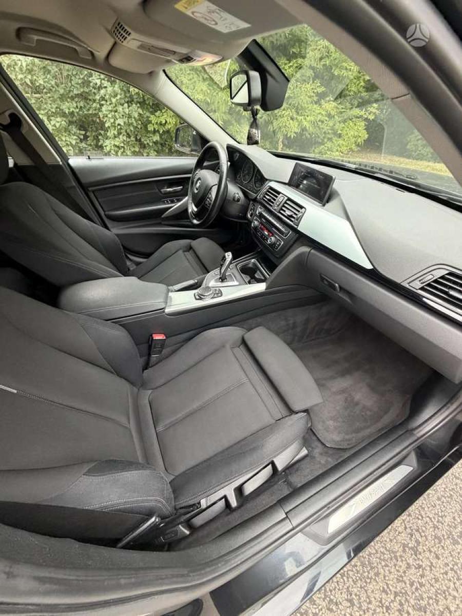 Black BMW 320 2015 in Panevezys, with an engine capacity of 2.00 L and mileage of 275 thousand km for 8300 €, photo 22 on AUTOMOTO.COM.LV