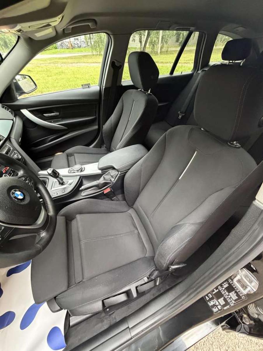 Black BMW 320 2015 in Panevezys, with an engine capacity of 2.00 L and mileage of 275 thousand km for 8300 €, photo 25 on AUTOMOTO.COM.LV