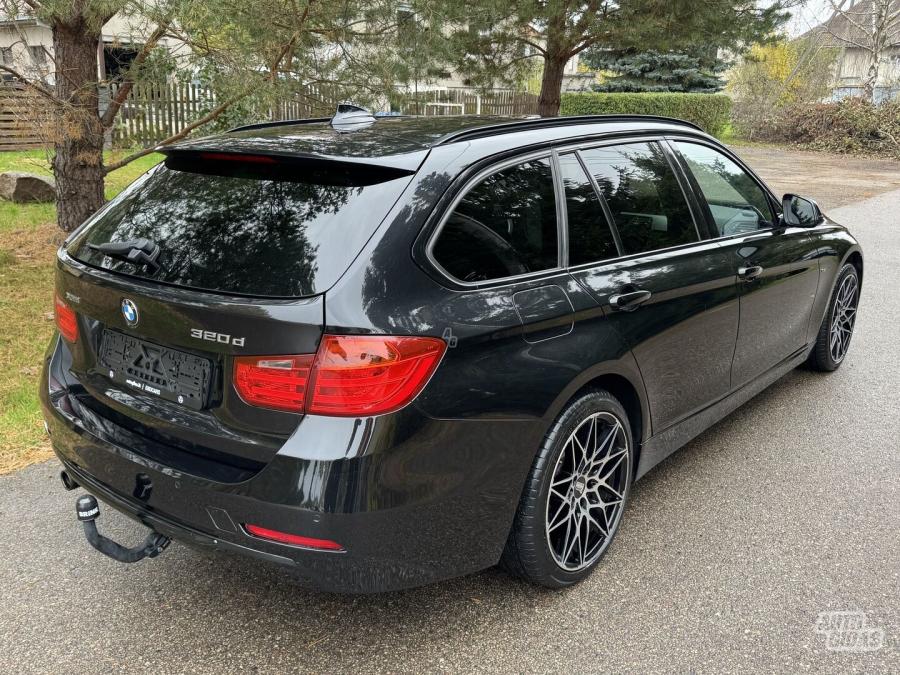Black BMW 320 2015 in Marijampole, with an engine capacity of 2.00 L and mileage of 250 thousand km for 7500 €, photo 6 on AUTOMOTO.COM.LV