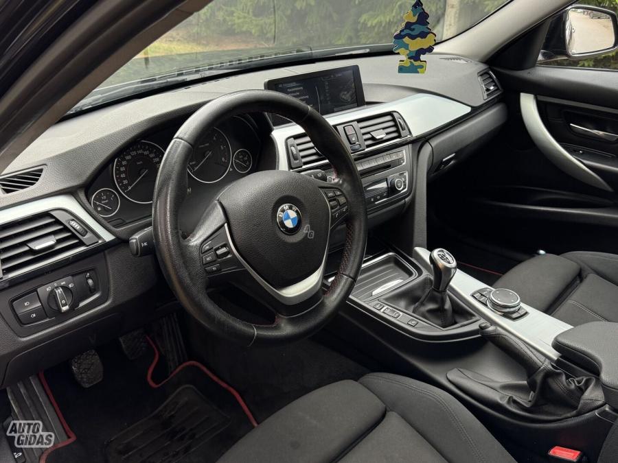 Black BMW 320 2015 in Marijampole, with an engine capacity of 2.00 L and mileage of 250 thousand km for 7500 €, photo 11 on AUTOMOTO.COM.LV