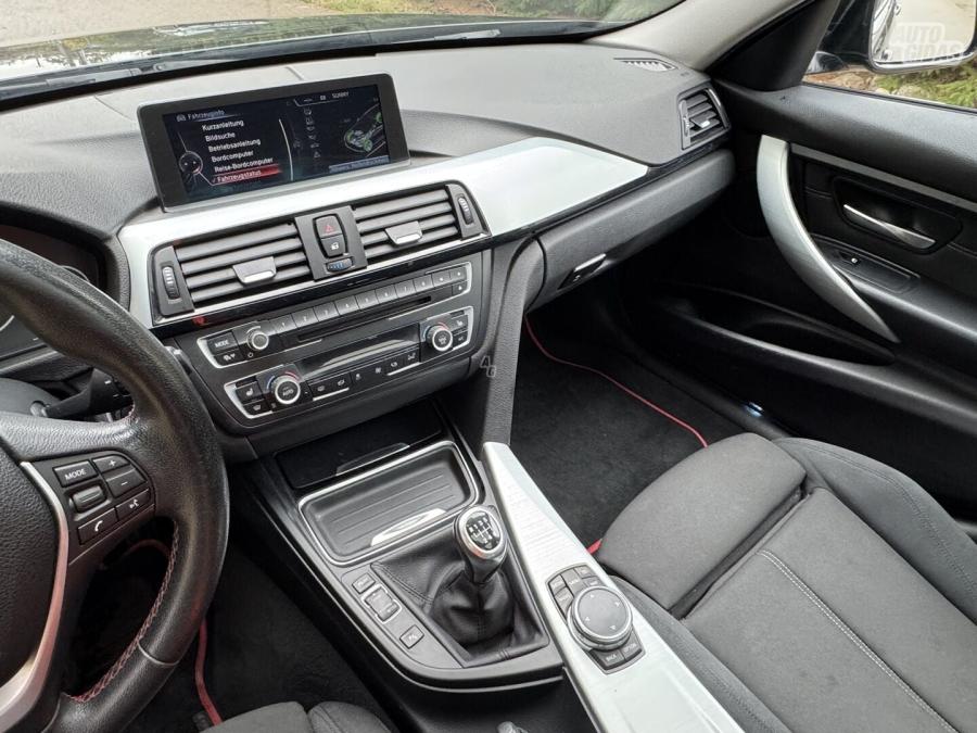 Black BMW 320 2015 in Marijampole, with an engine capacity of 2.00 L and mileage of 250 thousand km for 7500 €, photo 13 on AUTOMOTO.COM.LV
