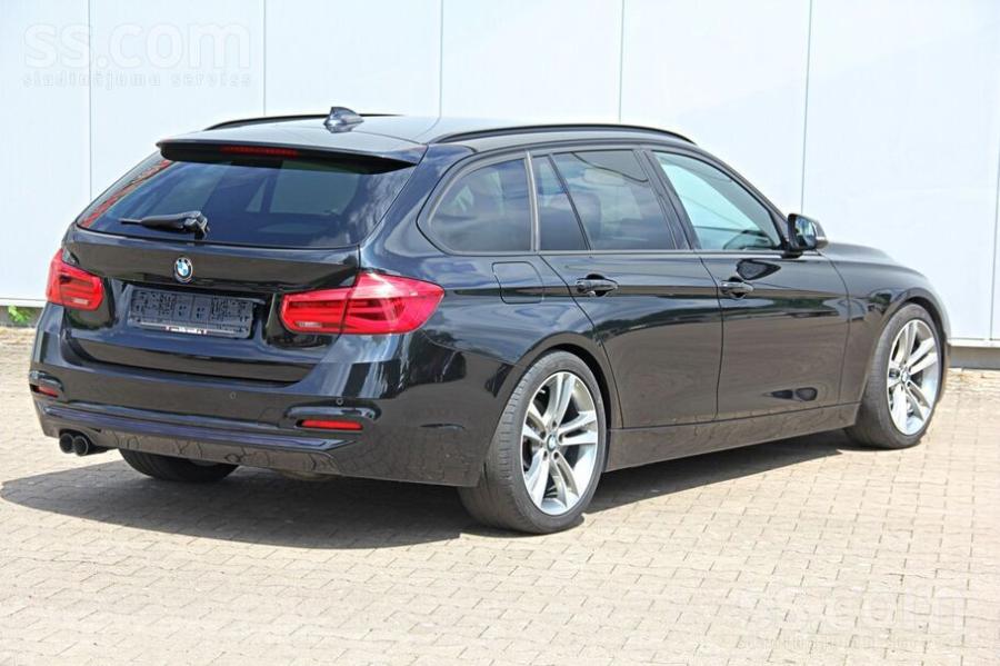 Black BMW 320 2016 in Riga, with an engine capacity of 2.00 L and mileage of 0 thousand km for 21950 €, photo 5 on AUTOMOTO.COM.LV