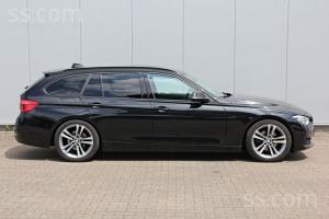 Black BMW 320 2016 in Riga, with an engine capacity of 2.00 L and mileage of 0 thousand km for 21950 €, photo 6 on AUTOMOTO.COM.LV