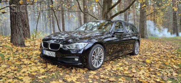 Black BMW 320 2016 in Riga, with an engine capacity of 2.00 L and mileage of 269 thousand km for 11500 €, photo 1 on AUTOMOTO.COM.LV