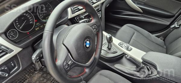 Black BMW 320 2016 in Riga, with an engine capacity of 2.00 L and mileage of 269 thousand km for 11500 €, photo 7 on AUTOMOTO.COM.LV