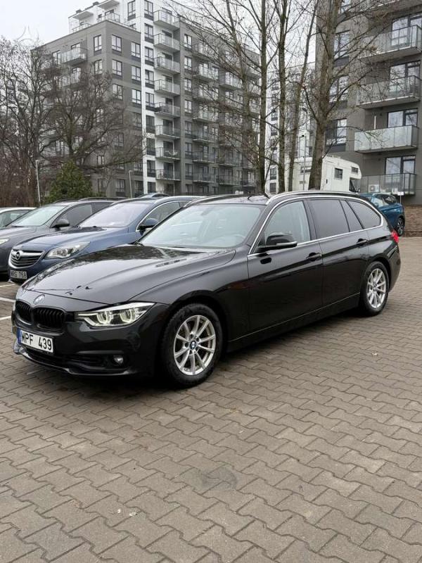 Black BMW 320 2016 in Vilnius, with an engine capacity of 2.00 L and mileage of 297 thousand km for 10500 €, photo 1 on AUTOMOTO.COM.LV