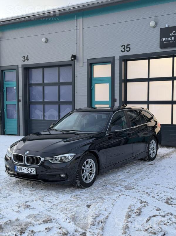 Black BMW 320 2016 in Riga, with an engine capacity of 2.00 L and mileage of 339 thousand km for 11500 €, photo 2 on AUTOMOTO.COM.LV