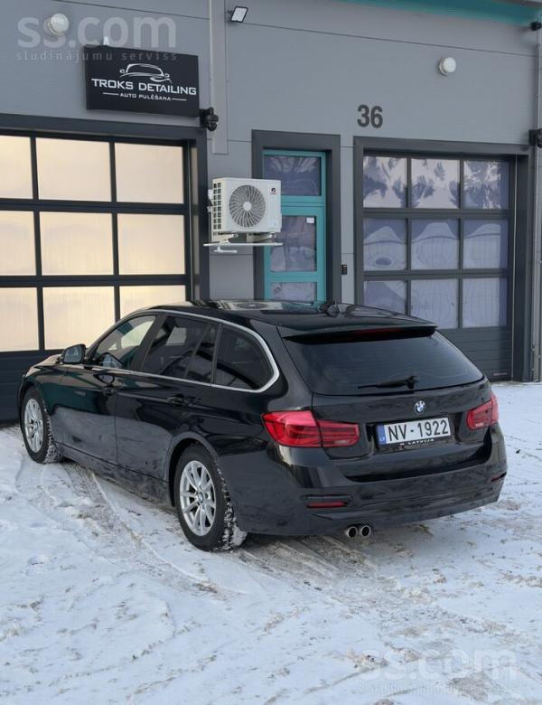 Black BMW 320 2016 in Riga, with an engine capacity of 2.00 L and mileage of 339 thousand km for 11500 €, photo 3 on AUTOMOTO.COM.LV