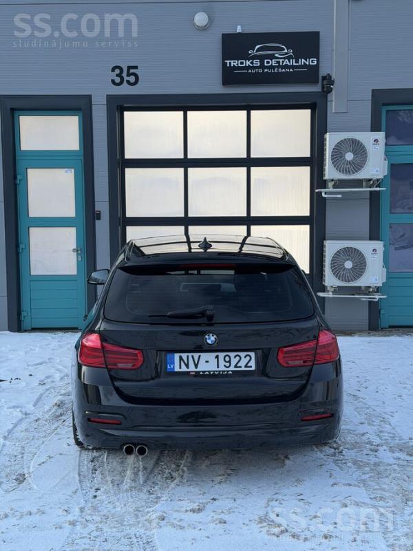 Black BMW 320 2016 in Riga, with an engine capacity of 2.00 L and mileage of 339 thousand km for 11500 €, photo 5 on AUTOMOTO.COM.LV