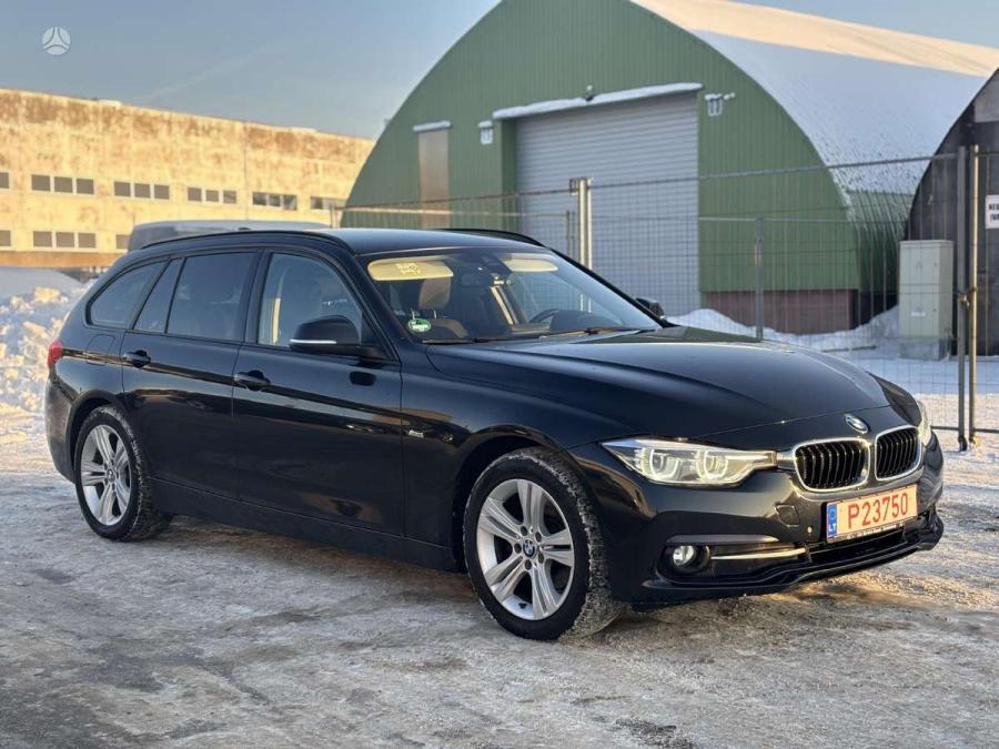 Black BMW 320 2016 in Utena, with an engine capacity of 2.00 L and mileage of 256 thousand km for 9799 €, photo 1 on AUTOMOTO.COM.LV