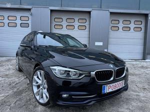 Black BMW 320 2016 in Vilnius, with an engine capacity of 2.00 L and mileage of 289 thousand km for 9999 €, photo 2 on AUTOMOTO.COM.LV