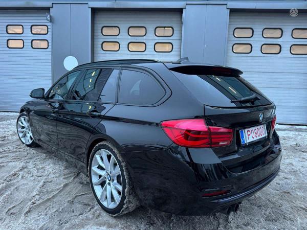 Black BMW 320 2016 in Vilnius, with an engine capacity of 2.00 L and mileage of 289 thousand km for 9999 €, photo 6 on AUTOMOTO.COM.LV