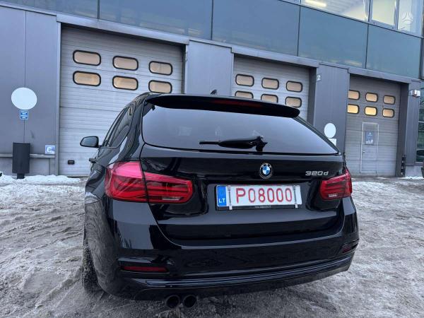 Black BMW 320 2016 in Vilnius, with an engine capacity of 2.00 L and mileage of 289 thousand km for 9999 €, photo 9 on AUTOMOTO.COM.LV