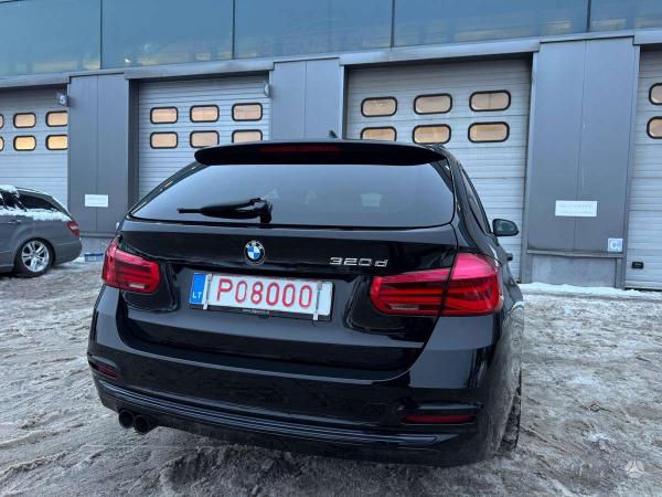 Black BMW 320 2016 in Vilnius, with an engine capacity of 2.00 L and mileage of 289 thousand km for 9999 €, photo 10 on AUTOMOTO.COM.LV