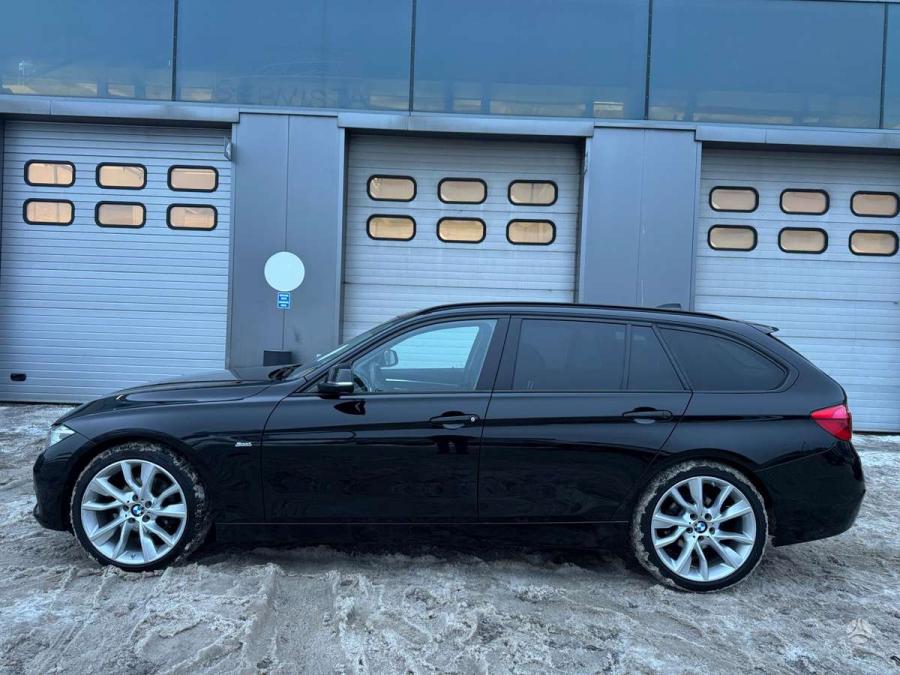 Black BMW 320 2016 in Vilnius, with an engine capacity of 2.00 L and mileage of 289 thousand km for 9999 €, photo 14 on AUTOMOTO.COM.LV