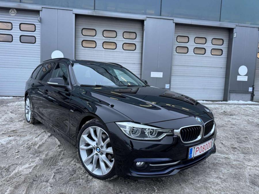 Black BMW 320 2016 in Vilnius, with an engine capacity of 2.00 L and mileage of 289 thousand km for 9999 €, photo 15 on AUTOMOTO.COM.LV