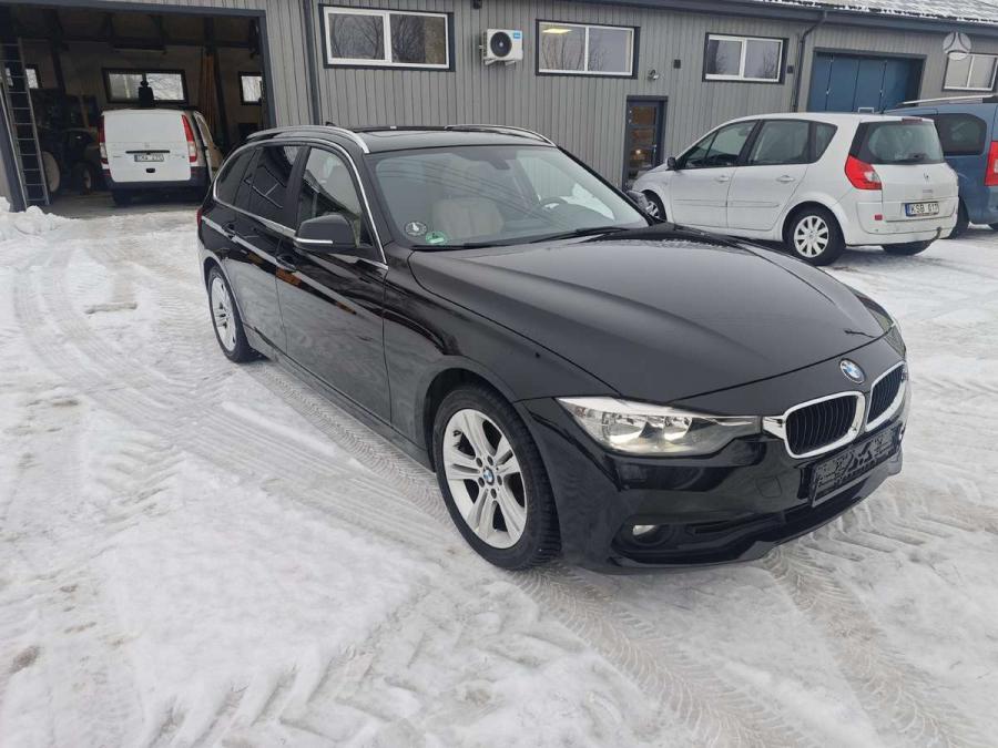 Black BMW 320 2016 in Kretinga, with an engine capacity of 2.00 L and mileage of 197 thousand km for 10950 €, photo 4 on AUTOMOTO.COM.LV