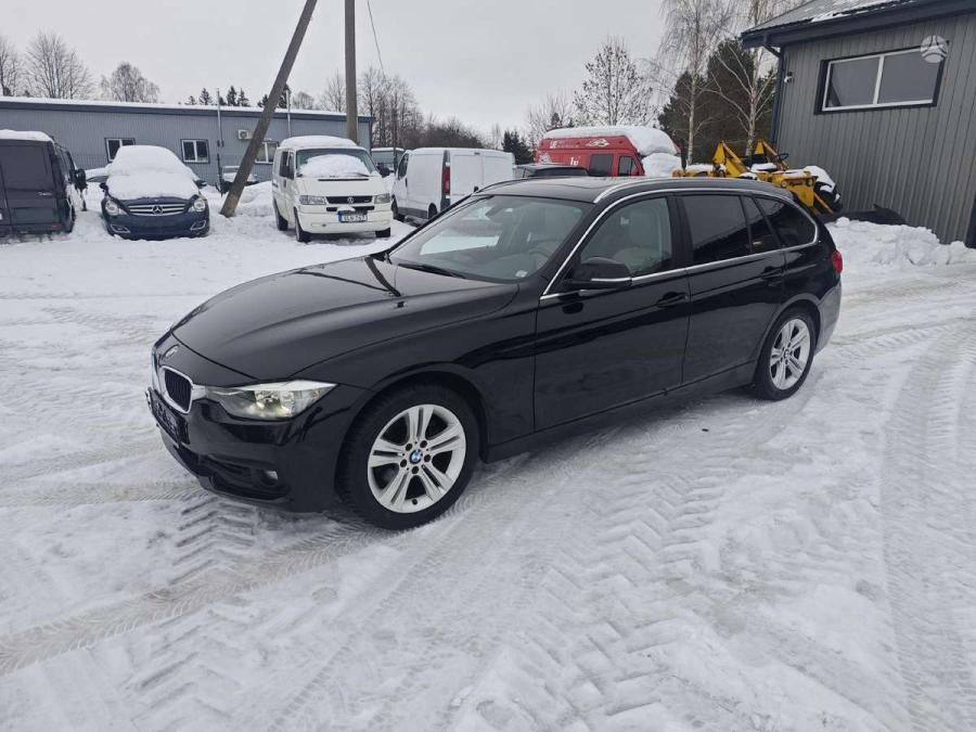 Black BMW 320 2016 in Kretinga, with an engine capacity of 2.00 L and mileage of 197 thousand km for 10950 €, photo 12 on AUTOMOTO.COM.LV
