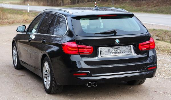 Black BMW 320 2016 in Petrikaiciai, with an engine capacity of 2.00 L and mileage of 192 thousand km for 11199 €, photo 9 on AUTOMOTO.COM.LV