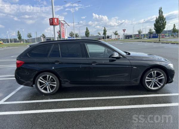 Black BMW 320 2016 in Riga, with an engine capacity of 2.00 L and mileage of 221 thousand km for 11999 €, photo 6 on AUTOMOTO.COM.LV