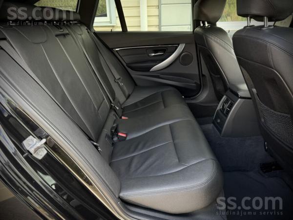 Black BMW 320 2016 in Tukums, with an engine capacity of 2.00 L and mileage of 243 thousand km for 13990 €, photo 9 on AUTOMOTO.COM.LV