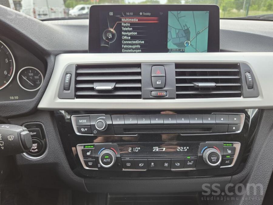 Melns BMW 320 2016 Kuldīga, ar dzinēja tilpumu 2.00 L un nobraukumu 267 tūkst. km par 10950 €, foto 12 vietnē AUTOMOTO.COM.LV