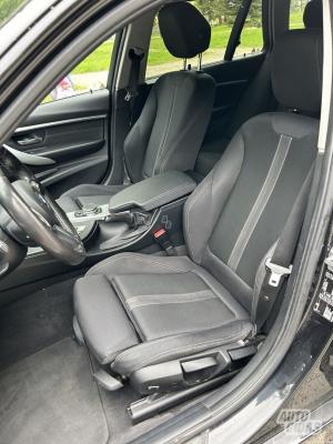 Black BMW 320 2016 in Panevezys, with an engine capacity of 2.00 L and mileage of 286 thousand km for 11000 €, photo 13 on AUTOMOTO.COM.LV